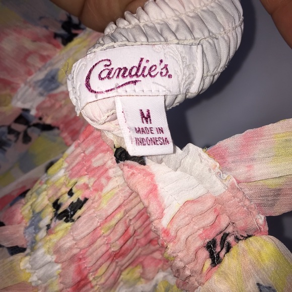 Candie's | Dresses | Gorgeous Candies Pastel Floral Strap Dress | Poshmark